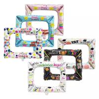 China Family Wedding Party Photo Frame Balloons Square Foil Birthday Balloon For Home for sale