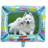 China Family Wedding Party Photo Frame Balloons Square Foil Birthday Balloon For Home for sale