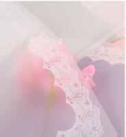 China Florist Supplies Paper Lace Print Plastic Printing Gift Paper Anti Curl for sale