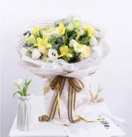 China Vintage Newspaper Waterproof Flower Wrapping Paper For Bouquet Florist for sale
