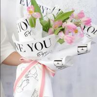 China Bouquet Wrapper Of Florist Translucent Waterproof Wrapping Paper For Flower for sale