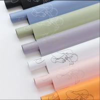 China Bouquet Wrapper Of Florist Translucent Waterproof Wrapping Paper For Flower for sale