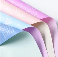 China Letter Design Florist Wrapping Paper 58x58 for Gift Packaging for sale