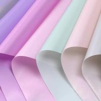 China Korean Translucent Plastic Bouquet Gift Wrapping Paper for Flower Packaging for sale
