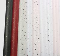China Bronzing Metal Texture Lined Bouquet Flower Packaging Paper for Flower Shop for sale