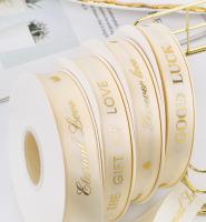 China Gold Plated Blessing Flower Gift Wrap Ribbon for Wedding Confession Proposal for sale