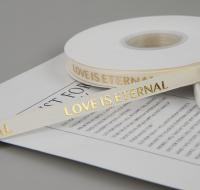 China Gold Plated Blessing Flower Gift Wrap Ribbon for Wedding Confession Proposal for sale