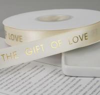 China Gold Plated Blessing Flower Gift Wrap Ribbon for Wedding Confession Proposal for sale