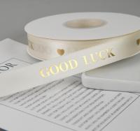 China Gold Plated Blessing Flower Gift Wrap Ribbon for Wedding Confession Proposal for sale