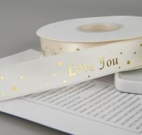 China Gold Plated Blessing Flower Gift Wrap Ribbon for Wedding Confession Proposal for sale