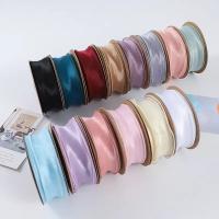China Organza Ribbon For Gift Wrap Flower Packaging Solid Color Fishtail Yarn Ribbon Satin for sale