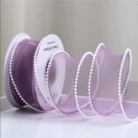 China DIY Accessories Organza Gift Wrap Ribbon For Flower Decoration for sale