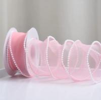 China DIY Accessories Organza Gift Wrap Ribbon For Flower Decoration for sale
