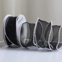 China DIY Accessories Organza Gift Wrap Ribbon For Flower Decoration for sale