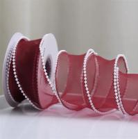 China DIY Accessories Organza Gift Wrap Ribbon For Flower Decoration for sale