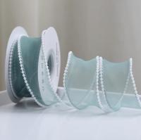 China DIY Accessories Organza Gift Wrap Ribbon For Flower Decoration for sale