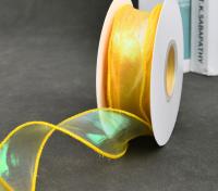 China Bouquets Cake Boxes Mesh Flowers Gifts Ribbons Illusion Fish Tail Ribbons 3cm for sale
