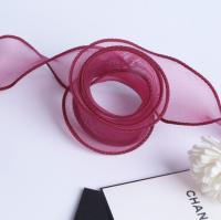 China Fishtail Ribbon Gauze Ribbon DIY Material Flower Packaging Satin Ribbon for sale