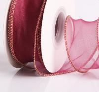 China Fishtail Ribbon Gauze Ribbon DIY Material Flower Packaging Satin Ribbon for sale