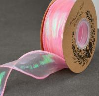 China Colorful Fishtail Gauze Ribbon Cake Flower Packaging DIY Floral Paper Ribbon for sale
