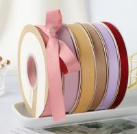 China Matte Cotton Flower Packaging Ribbon DIY Bow Decoration Gift Box Ribbon for sale