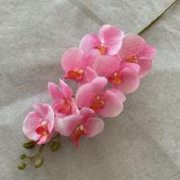 China Natural Real Touch Latex Moth Orchid Decorative Artificial Flower Butterfly Orchid for sale