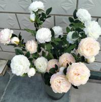 China Decorative Artificial Flower Bouquet Peony Flowers For Home Wedding for sale