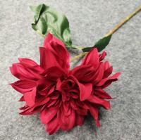 China European Style 3 Heads Dahlia Artificial Flower For Home Party Wedding Silk Flower for sale