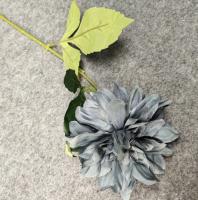 China European Style 3 Heads Dahlia Artificial Flower For Home Party Wedding Silk Flower for sale