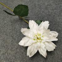 China European Style 3 Heads Dahlia Artificial Flower For Home Party Wedding Silk Flower for sale