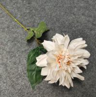 China European Style 3 Heads Dahlia Artificial Flower For Home Party Wedding Silk Flower for sale