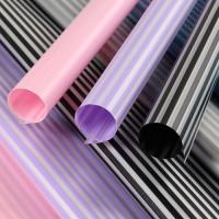 China Plastic flower wrapping Film-HPW08 paper packing printed   transparant strips for sale