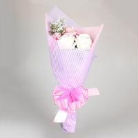 China Plastic flower wrapping Film-HPW08 paper packing printed   transparant strips for sale