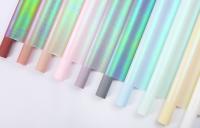 China Wholesale 100% Waterproof Iridescent Flower Bouquet Wrapping Paper for sale