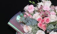 China Wholesale 100% Waterproof Iridescent Flower Bouquet Wrapping Paper for sale