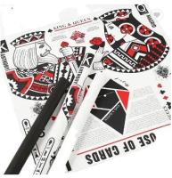 China Creative Playing Card Flower Wrappers Plastic Paper for sale