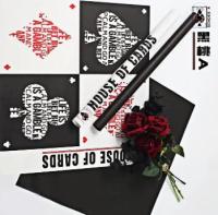 China Creative Playing Card Flower Wrappers Plastic Paper for sale