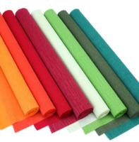 China Curling Material Handmade Korean Floral Wrapping Paper Eco Friendly Wrinkled Paper for sale