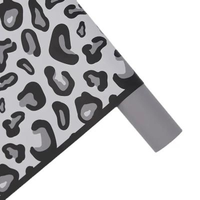 China Leopard floral bouquet packaging paper for sale