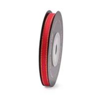 China Red Double Face Satin Grosgrain Printed Ribbon Christmas Packaging Gift for sale