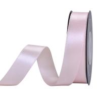 China Single Face Wedding Decorate Gifts Boxes Packing Custom Silk Satin Printed Ribbon Logo for sale
