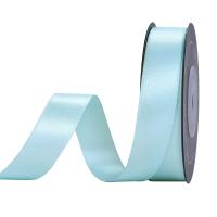 China Single Face Wedding Decorate Gifts Boxes Packing Custom Silk Satin Printed Ribbon Logo for sale
