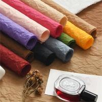 China New Creative Hand Kneaded Paper Floral Packaging Paper Can Be Wet With Water for sale