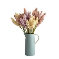 China Home Decor Foam Berry Spike Mini Fake Vanilla Flower Artificial Baby Breath Flowers for sale