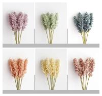 China Home Decor Foam Berry Spike Mini Fake Vanilla Flower Artificial Baby Breath Flowers for sale