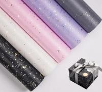 China Waterproof Rolled Packaging Paper 60*60cm Flower Wrapping Paper Shinny for sale