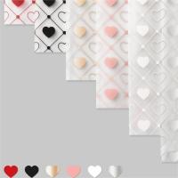 China Foggy OPP Love Pattern PE Waterproof Flower Packaging Paper Gravure Printing for sale