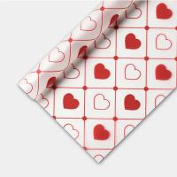 China Foggy OPP Love Pattern PE Waterproof Flower Packaging Paper Gravure Printing for sale