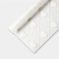 China Foggy OPP Love Pattern PE Waterproof Flower Packaging Paper Gravure Printing for sale