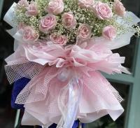China Circular Hole Florist Bouquets Paper Poly Floral Decor Flower Wrapping Mesh for sale